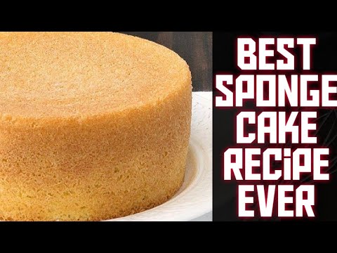 BEST SPONGE CAKE EVER | NO FAIL RECIPE| FLUFFY SPONGE CAKE| SIMPLE ...