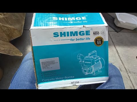 Bomba de succión Autocebante || SHIMGE cuanto cuesta? Si sube agua?