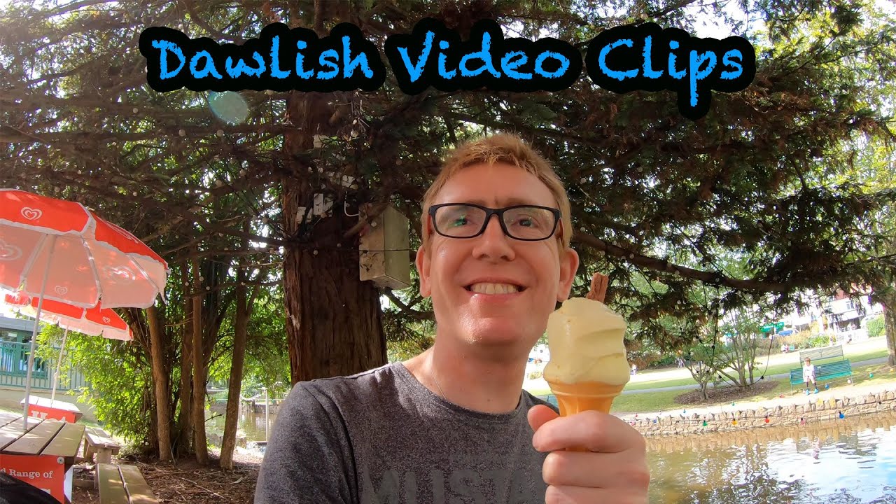 Dawlish Video Clips (the seafront, black swans and having ice cream ...