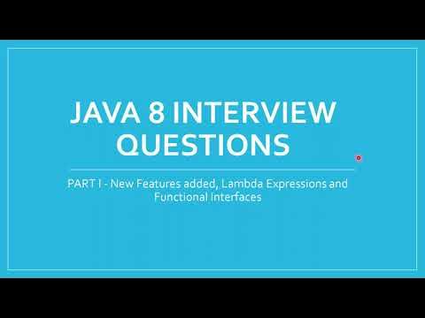 java interview questions and answers || lambda expression in java || JAVA 8 NEW FEATURES #java ...