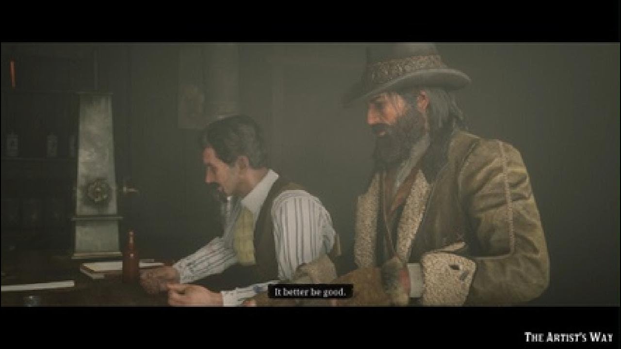 John Meets a French Artist at Saint Denis | RDR2 - Stranger Mission ...