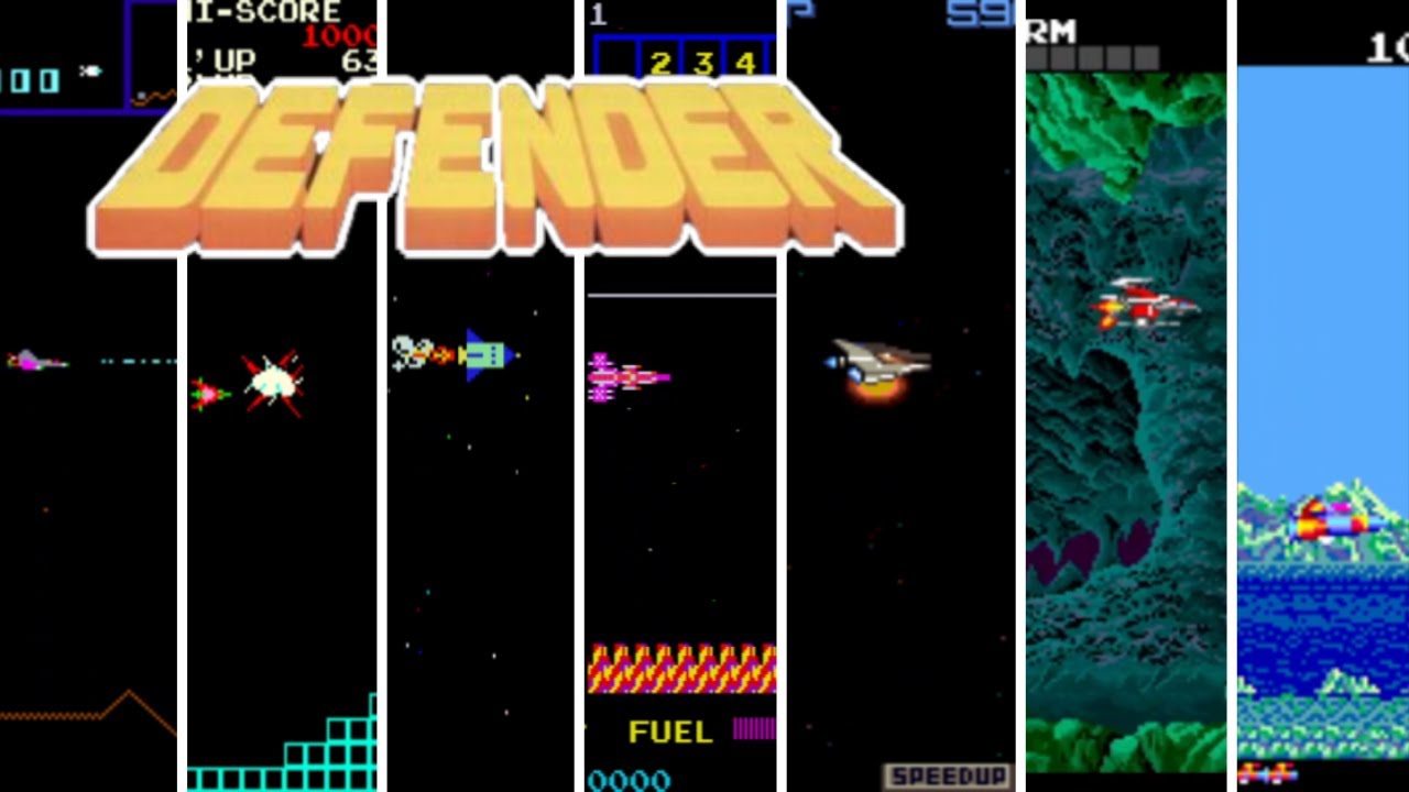 Defender Clones and Imitators (HD) - Arcade Game Clones - YouTube