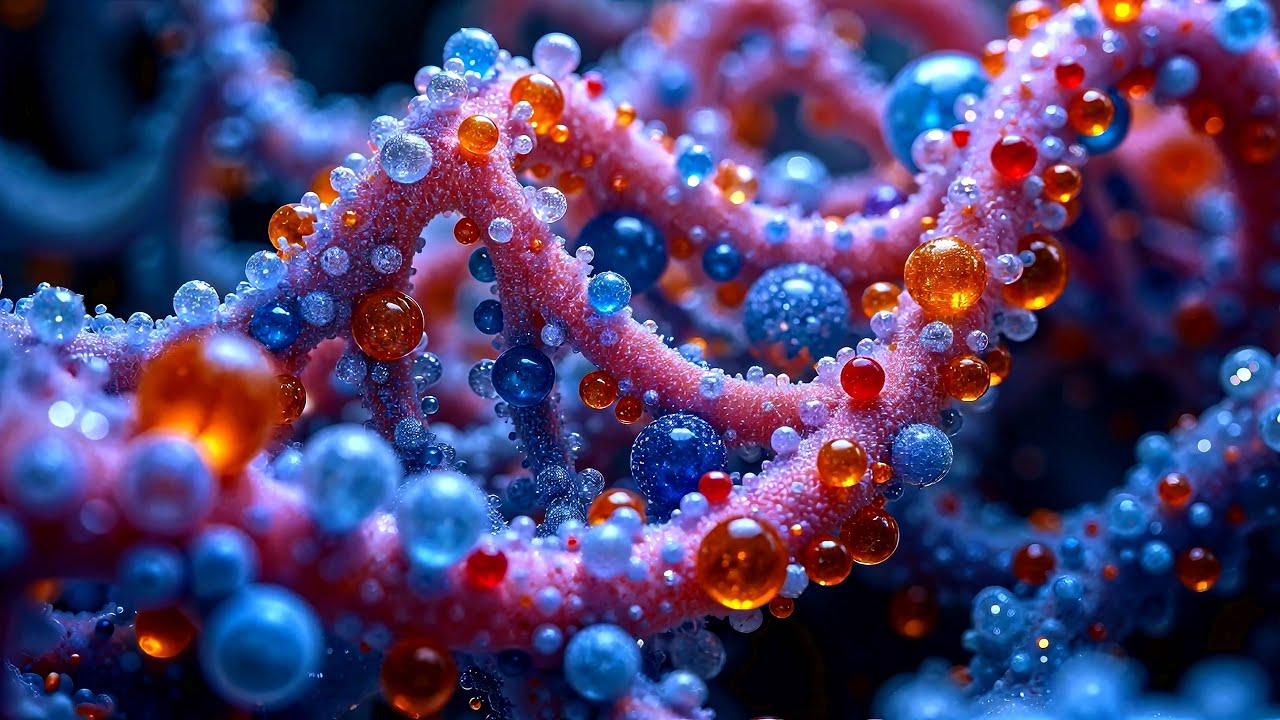 TV SCREENSAVER Abstract Liquid Satisfying 4K Visuals | Microcosm into ...