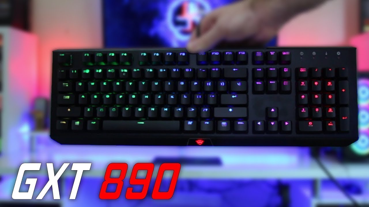 Trust GXT 890 CADA RGB Mekanik Oyuncu Klavyesi Kutu Açılımı - YouTube