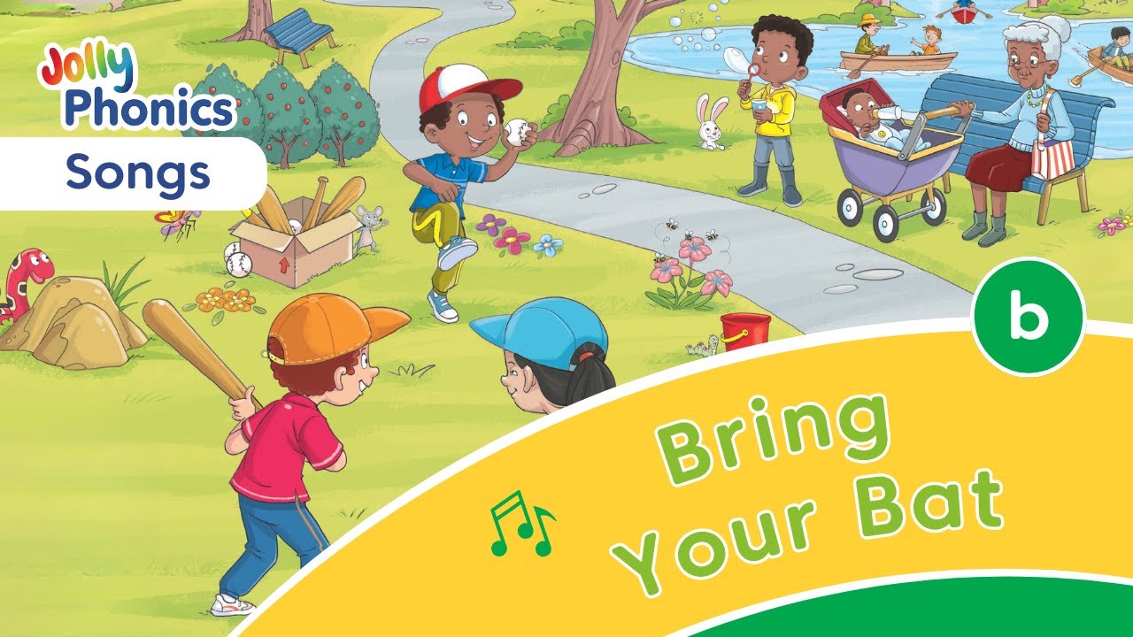 Bring Your Bat - Jolly Phonics Song - Learn Letter Sound /b/ for Kids ...