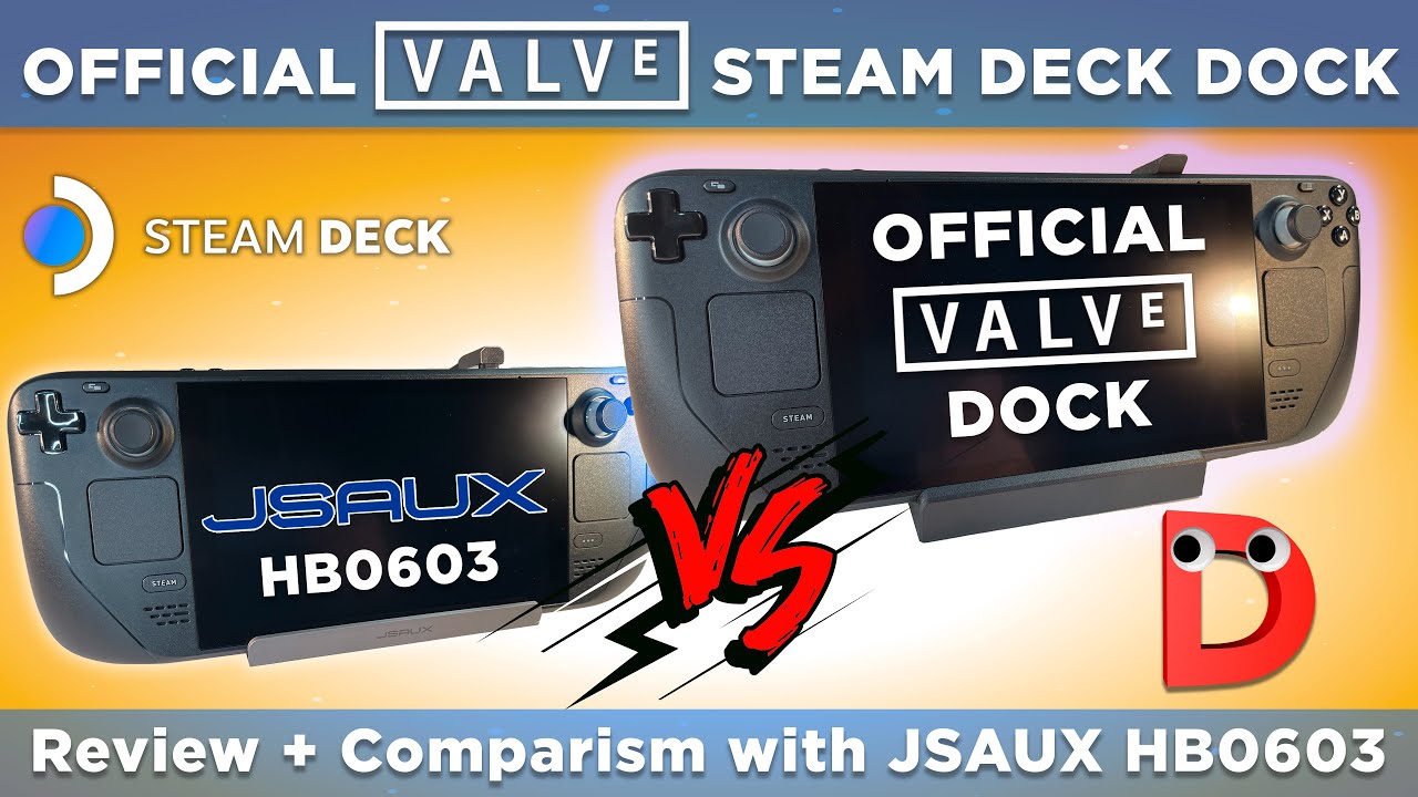 Official Valve Steam Deck Dock Review I Hands-on impressions I ...