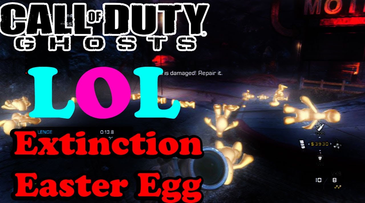 COD Ghosts Extinction Easter Egg "LOL" - Secret Glowing Teddy Bears ...
