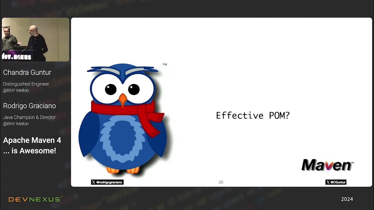 Devnexus 2024 - Apache Maven 4 is Awesome - Chandra Guntur Rodrigo Graciano - YouTube