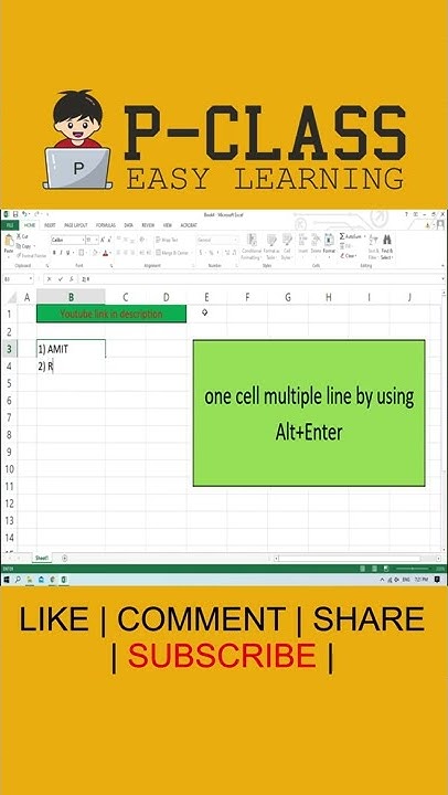 HOW TO MAKE MULTIPLE ROWS AS A ONE CELL IN EXCEL? EXCEL TIPS & TRICKS ...