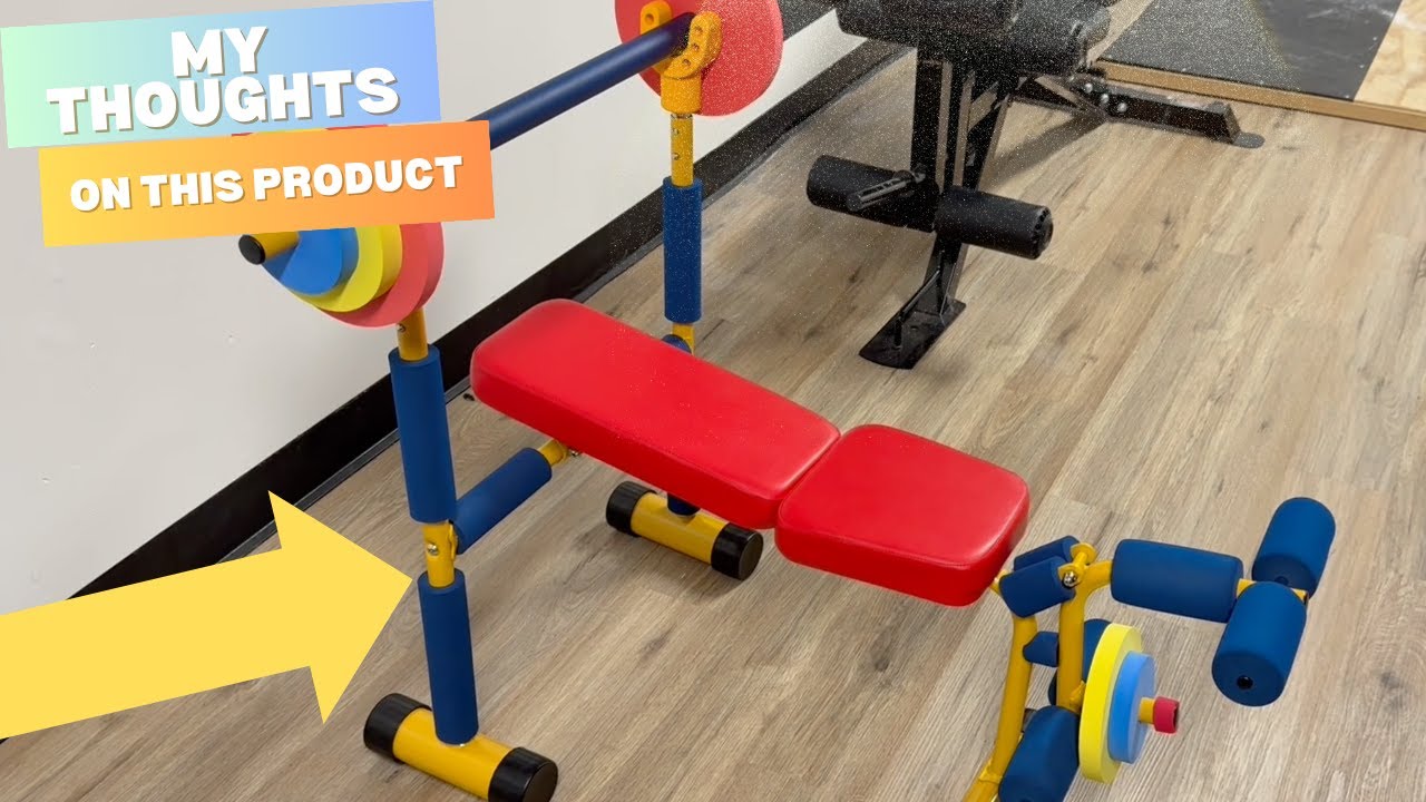 Kids Workout Weight Bench | Toddler Friendly | Gets Your Little One ...