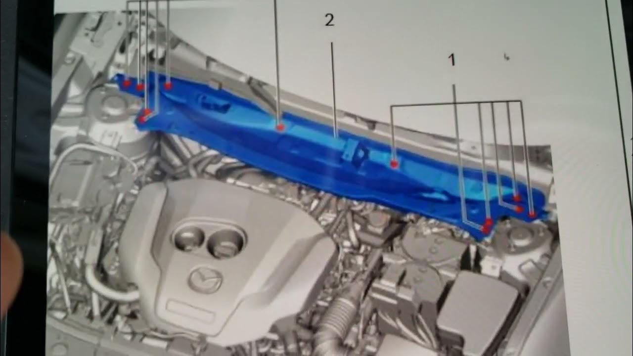 Mazda CX-9 CX9 (CX-5) Cowl Bolts TSB Noise Creak Clunk Pop - YouTube