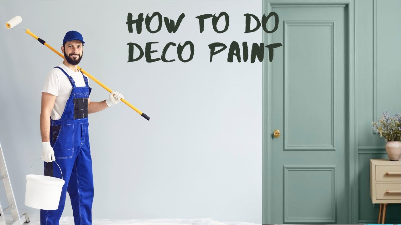 How to do Deco paint #decopaint #howtodo #painter #seagreen - YouTube