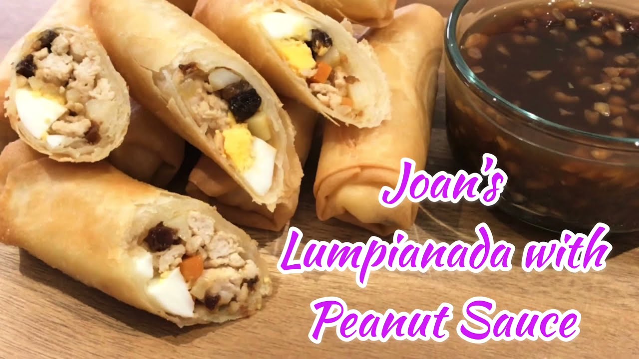 LUMPIANADA WITH PEANUT SAUCE - YouTube