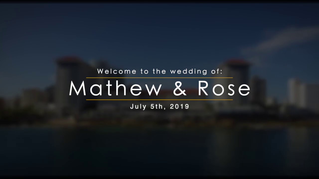 Highlight Video - Mathew & Rose - YouTube
