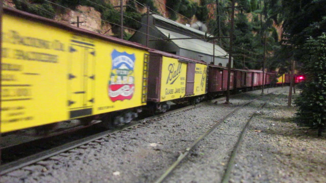 Great Northern Railway: N&W Jawn Henry turbine at Skykomish - YouTube