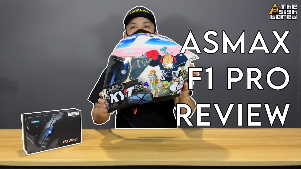 Asmax F1 Pro | Motorcycle Helmet Bluetooth Mesh Intercom | Review - YouTube