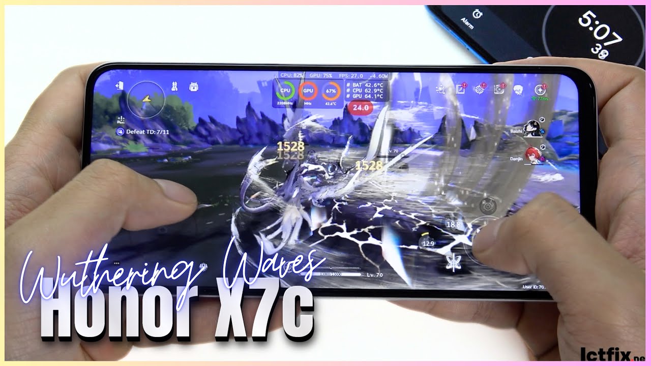 Honor X7c Wuthering Waves Gaming test | Snapdragon 685, 120Hz Display ...