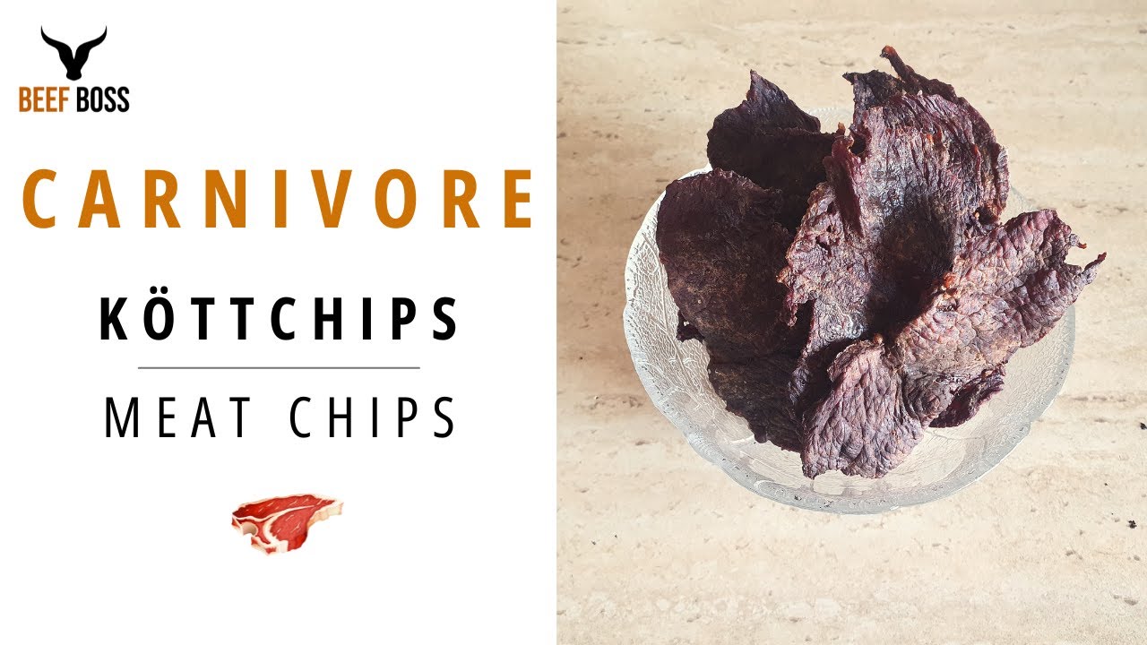 Crispy Carnivore Meat Chips (1 ingredient!) | Beef Boss - YouTube