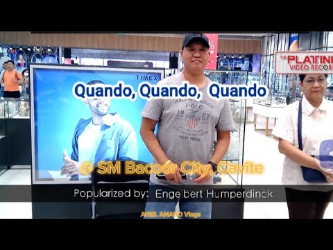 Singing Quando, Quando, Quando by Engelbert Humperdinck @ SM Bacoor ...