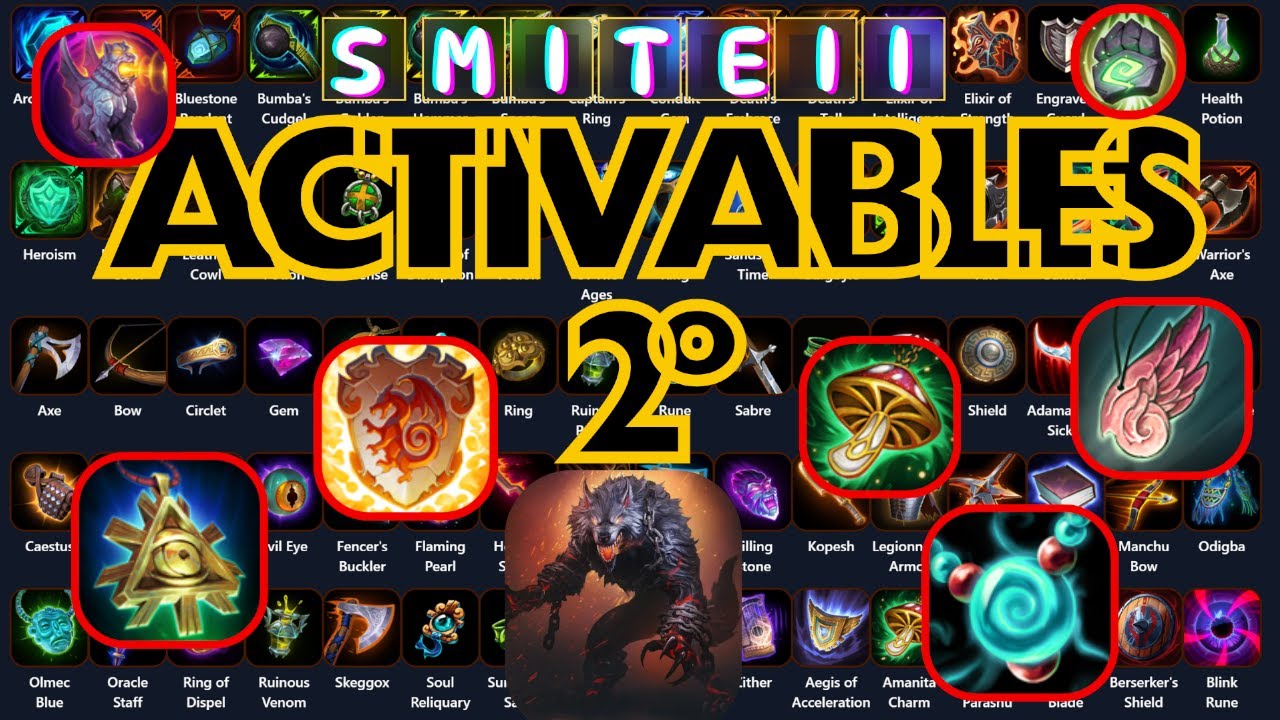 EXPLICANDO TODOS LOS ACTIVOS DE SMITE 2!!! / PARTE 2 /TUTORIAL SMITE II EN ESPAÑOL - YouTube