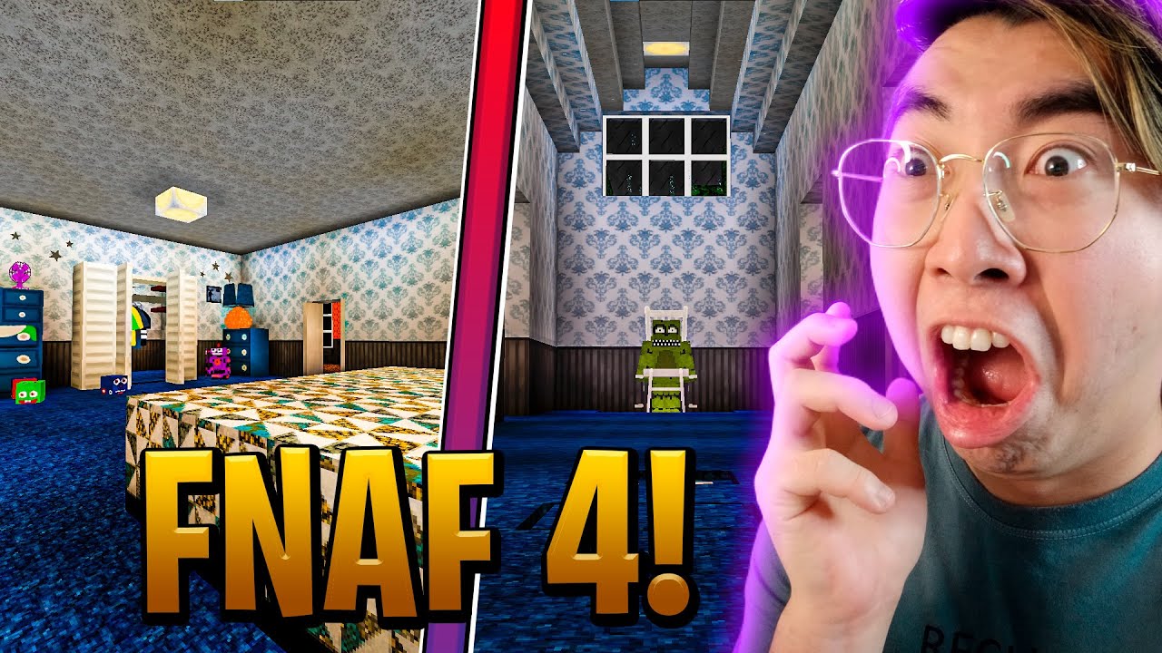 O NOVO MAPA DE FNAF 4! - YouTube