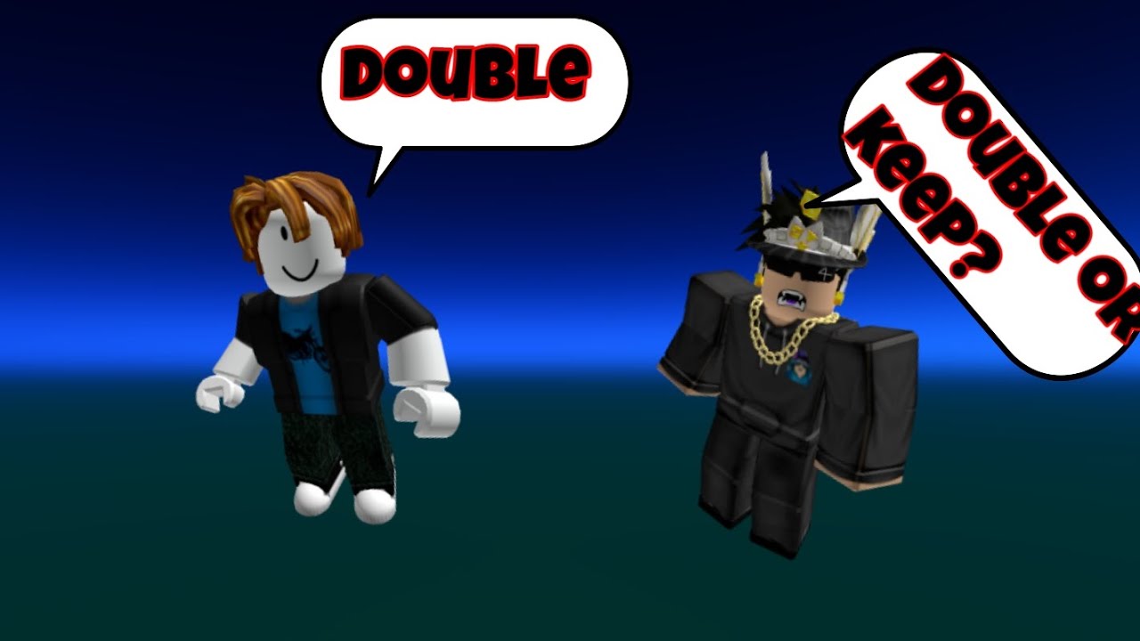 Do You Want To Double Or Keep It? (Robux edition) | Roblox - YouTube