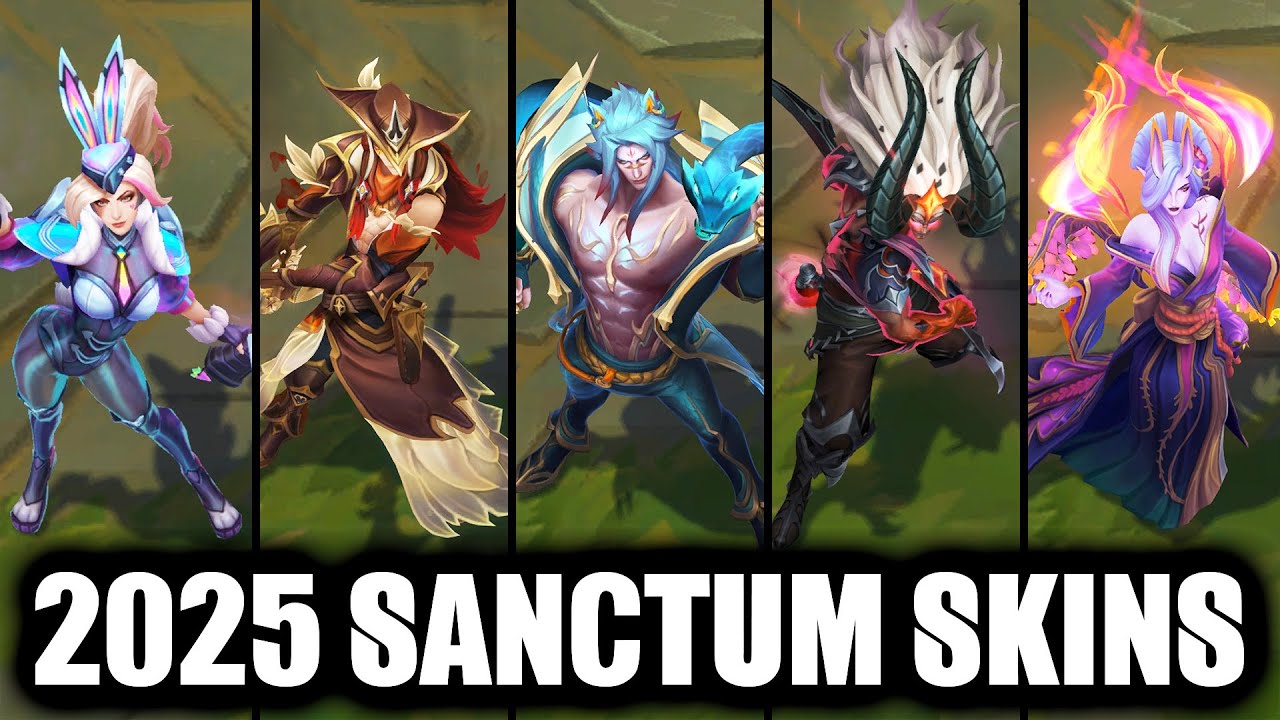 All Sanctum Gacha System Skins Spotlight 2025 (League of Legends) - YouTube