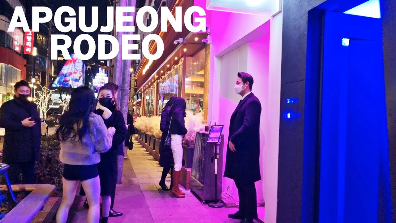 [4K] seoul walk-evening wak in Apgujeong rodeo station street-apkujong ...
