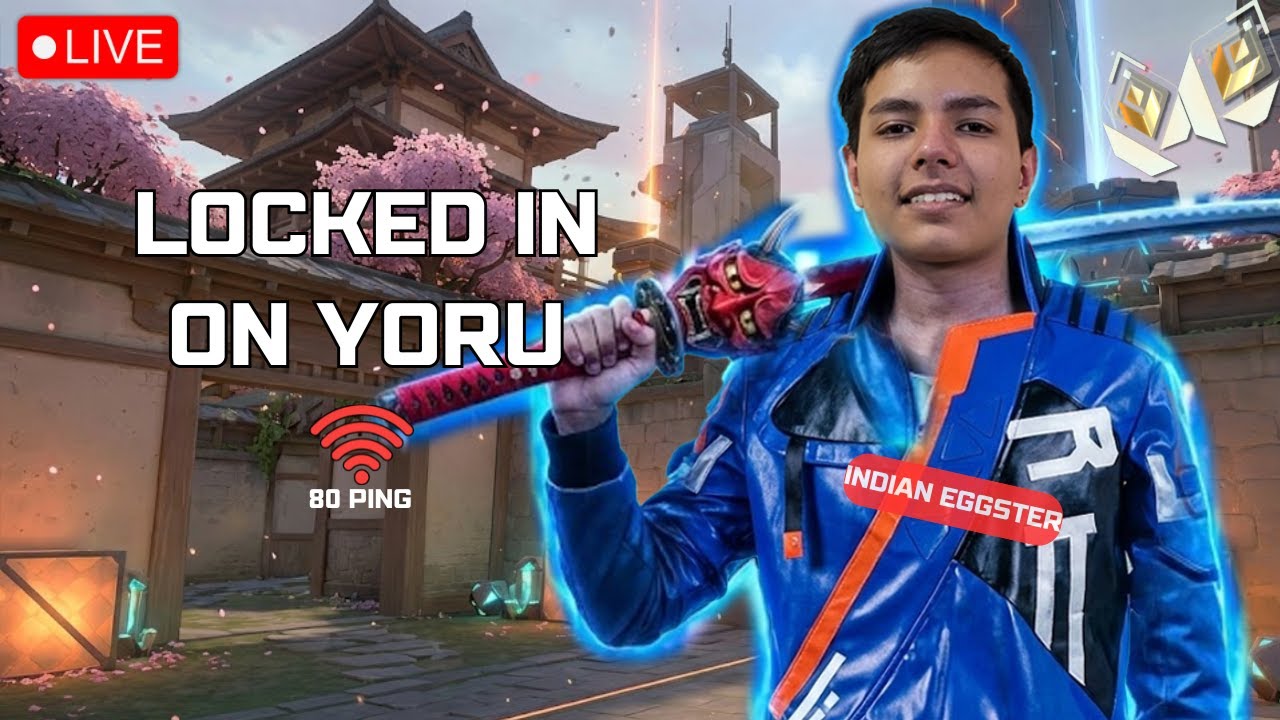 🔴LOCKED IN FOR RADIANT | YORU ONLY SG | VALORANT INDIA LIVE #valorant ...