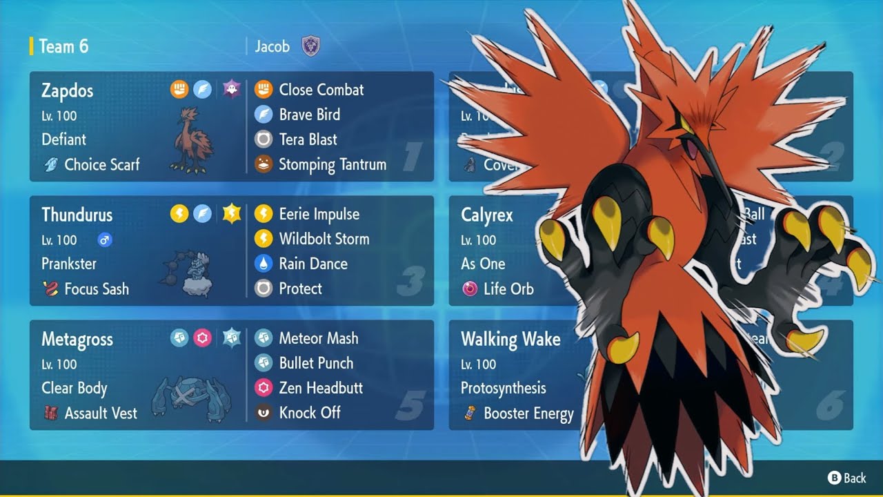 Galarian Zapdos with the choice scarf and set up tailwind is faster ...