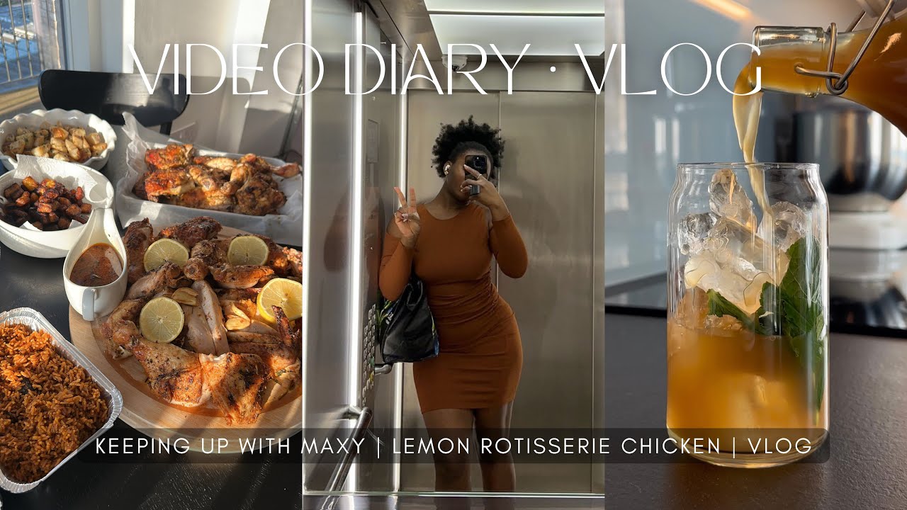KEEPING UP WITH MAXY | GROCERIES + COOKING FOR MY FRIENDS | LEMON ...