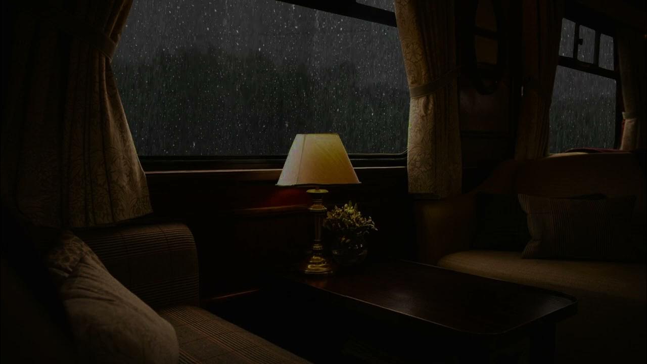 Rainy Train Journey | Relax with the Soothing Sounds of Rain on a Train Ride | ASMR ambience ...