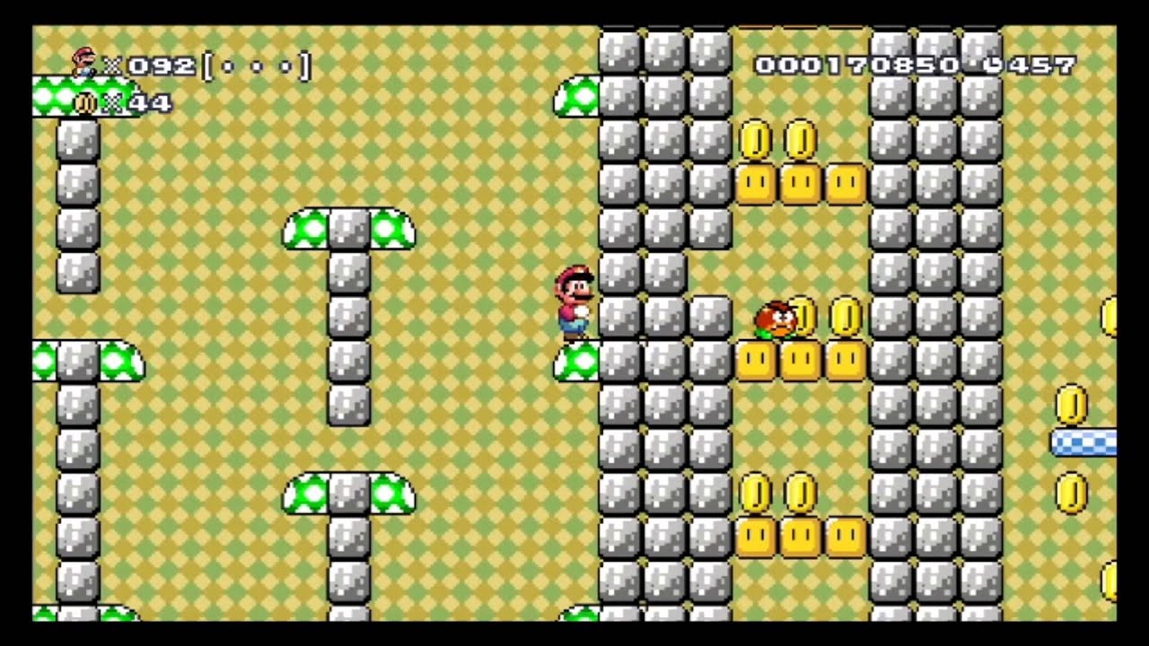 Super Mario Maker walkthrough part 7 100 Mario challenge only - YouTube