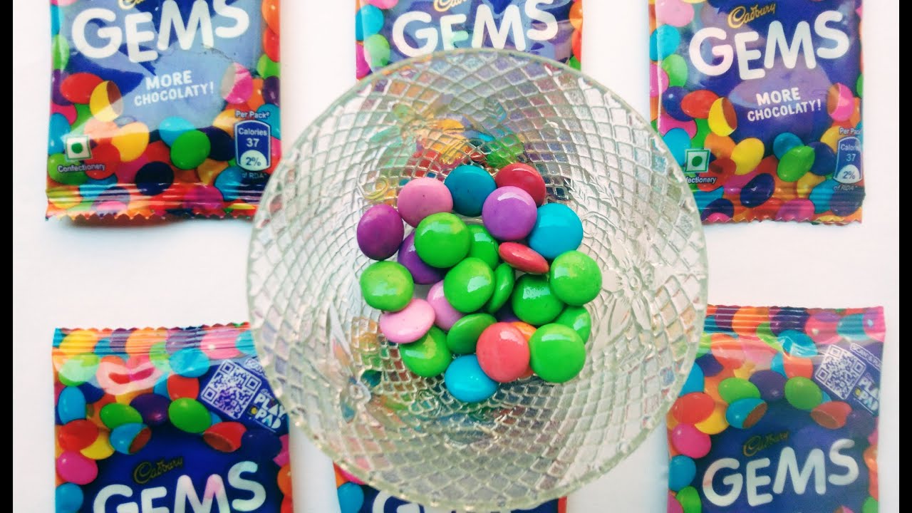 Fun with gems||cadbury gems opening@yummyfills😋 - YouTube
