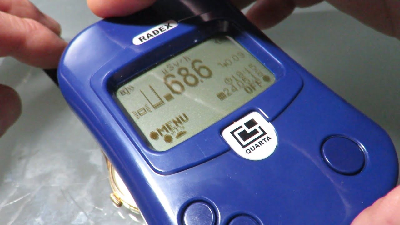 RADEX QUARTA RD1212 : Measuring the radioctivity of a vintage radium ...