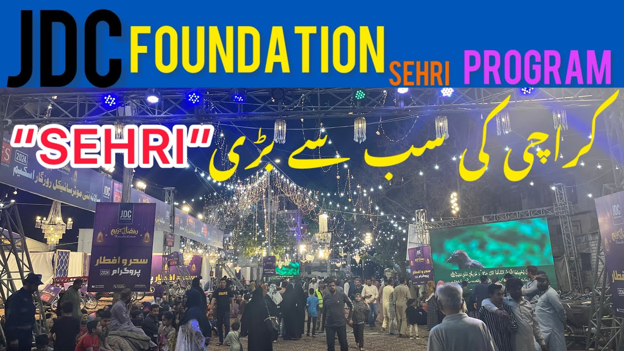 Karachi Biggest Sehri at JDC |Free Sehri|@SocialTv_88 - YouTube