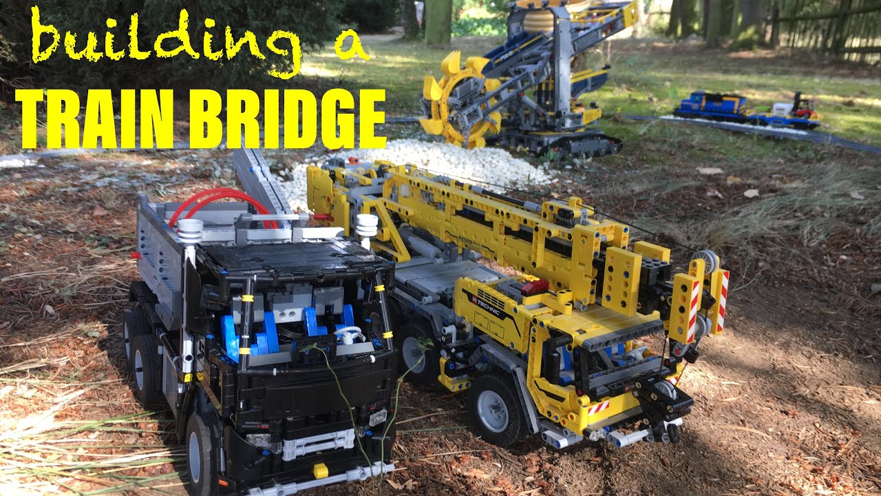 (SPECIAL) Building a LEGO train bridge - 4K - YouTube