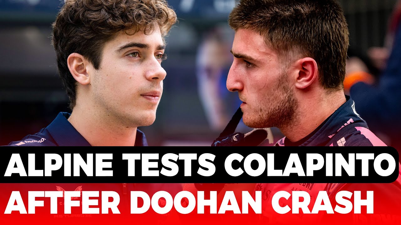 Colapinto tests for Alpine days after Doohan crash | GPFans F1 News ...