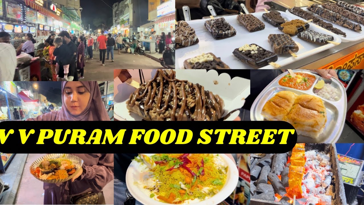 V V Puram Bengaluru food street walk | Bangalore famous street food ...