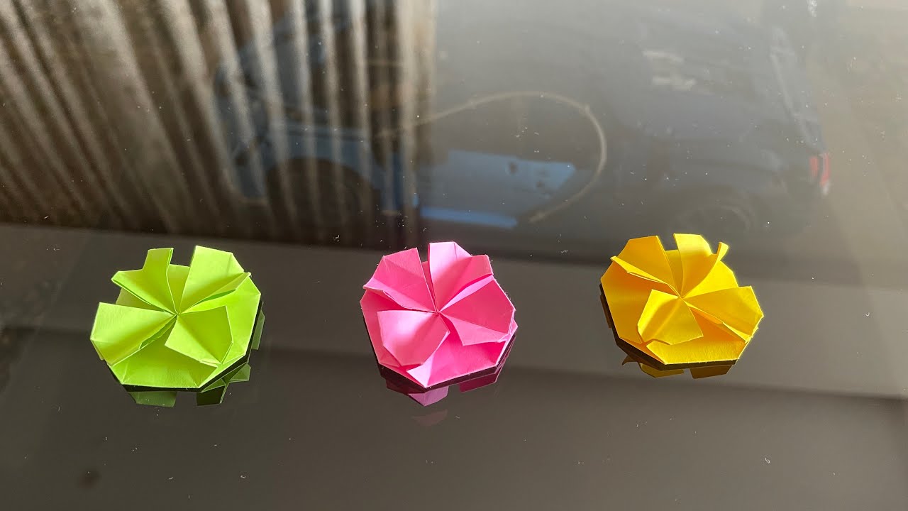 Origami Spin wheel (Anshul Gupta) - YouTube