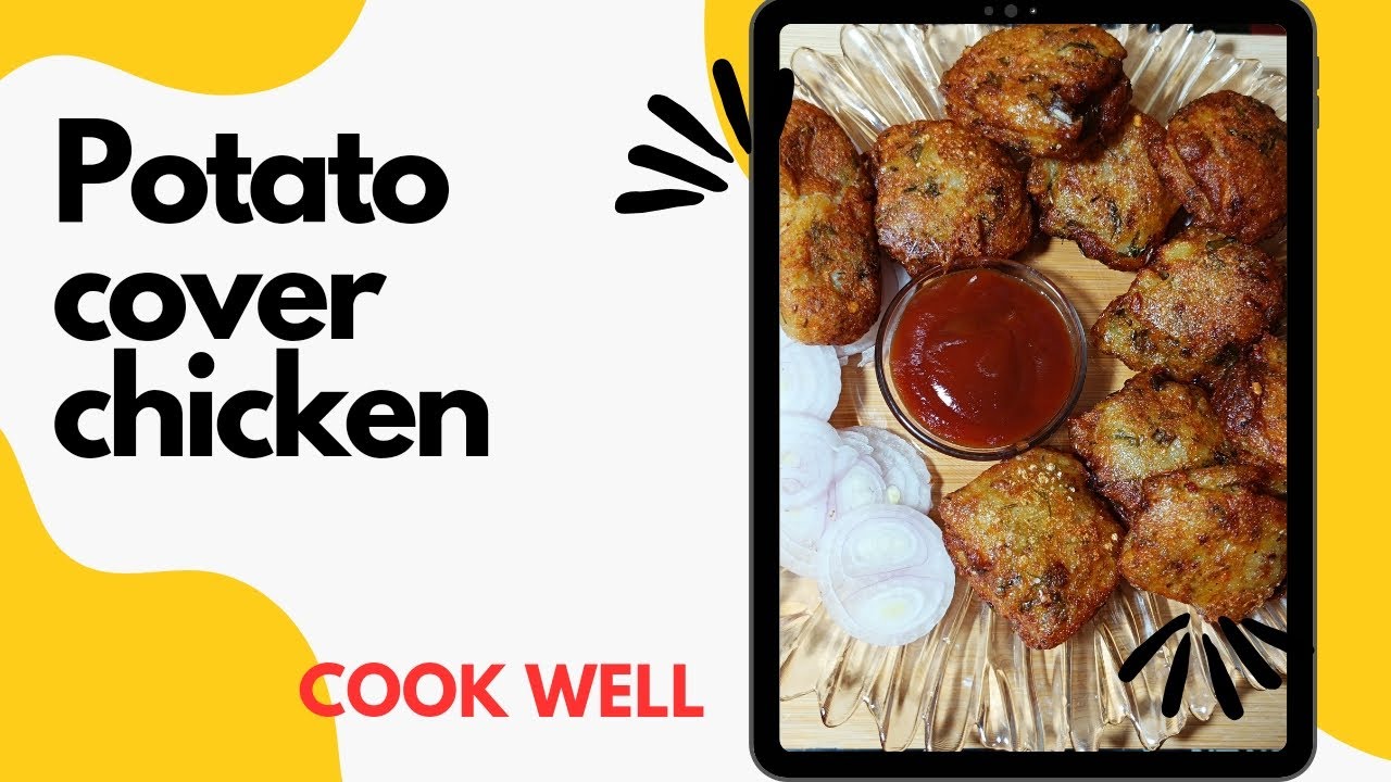 Potato cover chicken / COOK WELL /snack recipe - YouTube