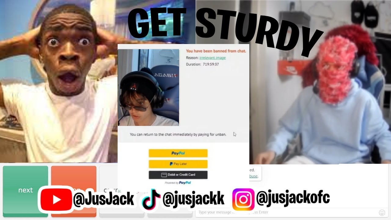 I GOT STURDY WITH... OMETV FUNNY MOMENTS @JusJackLive - YouTube