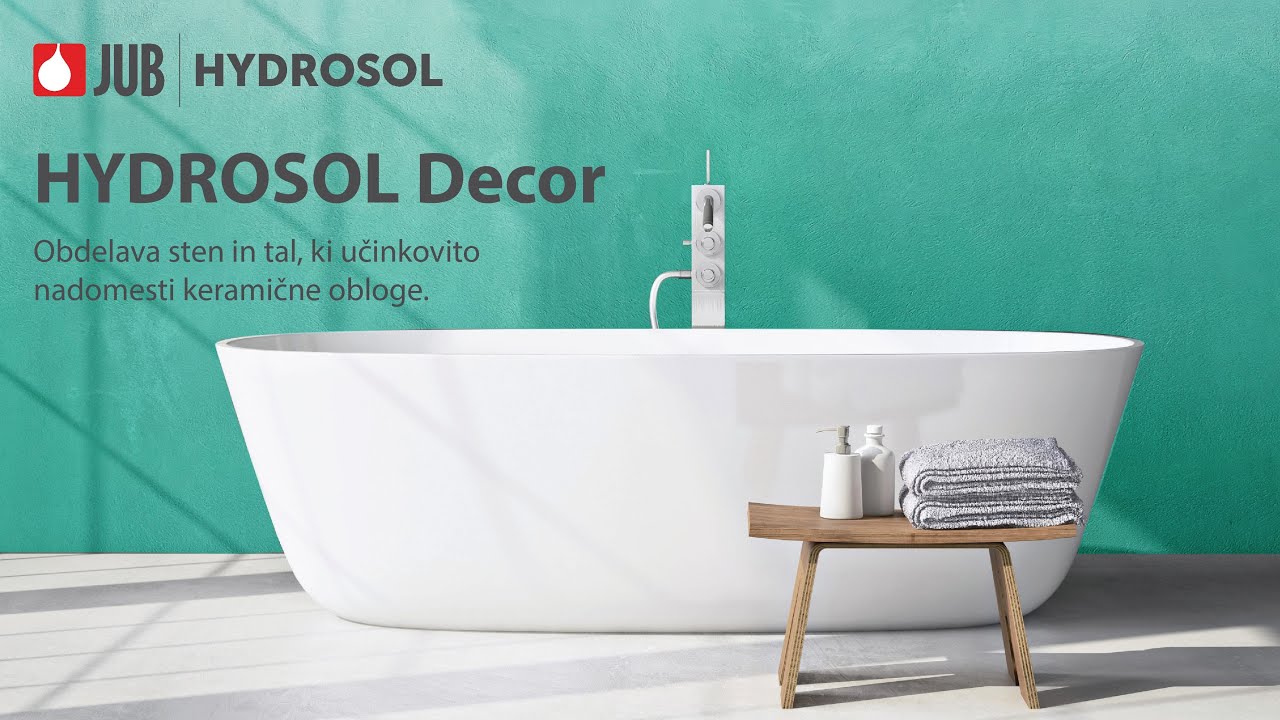 HYDROSOL Decor - dekorativne tehnike - YouTube