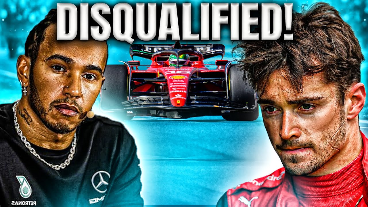 Hamilton & Leclerc DISQUALIFIED - exactly what happened - YouTube