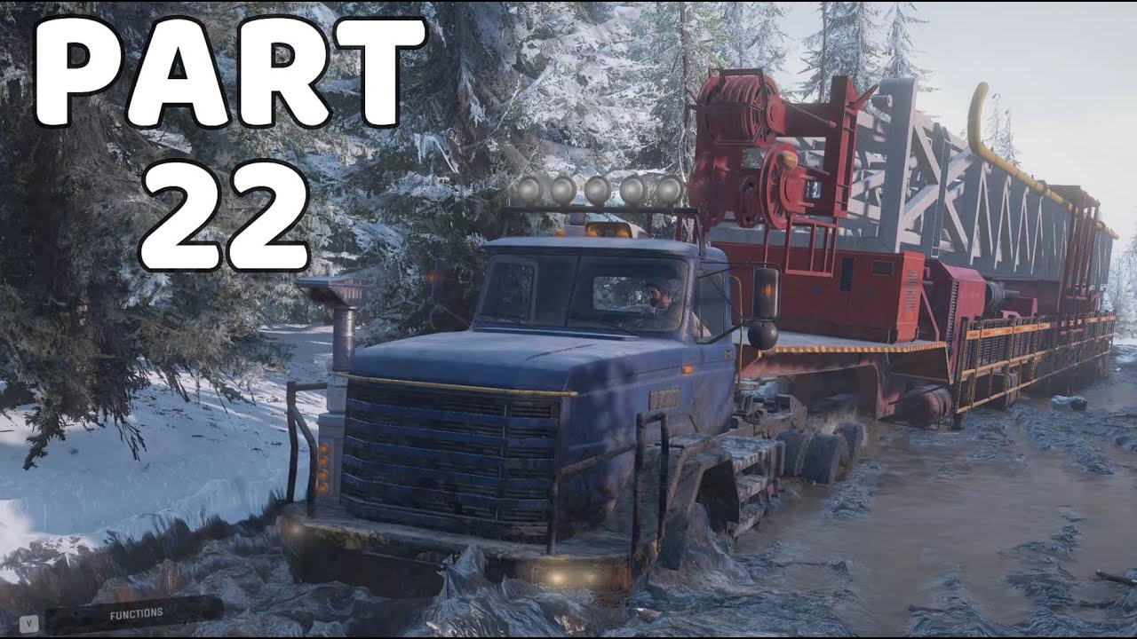 SnowRunner: Gameplay Part 22 - Floating Drill [ 1440p 60FPS ] - YouTube