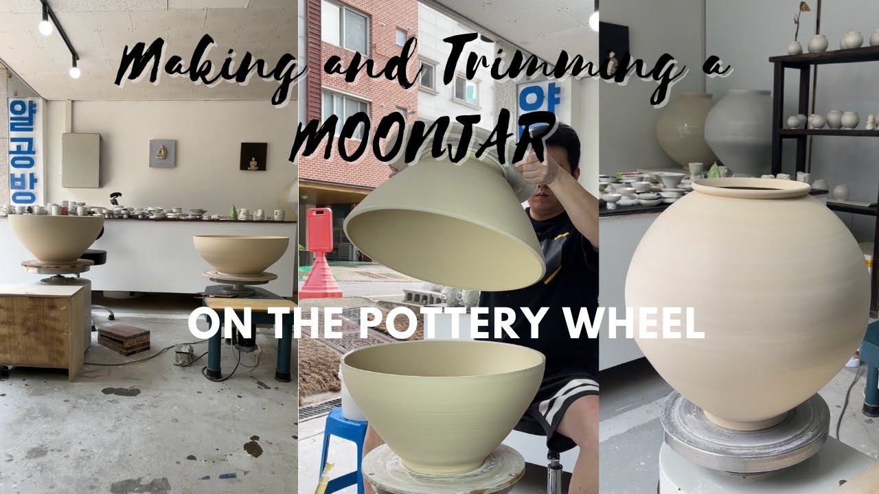 Making and Trimming a MOONJAR on the pottery wheel @YALCERAMIC - YouTube