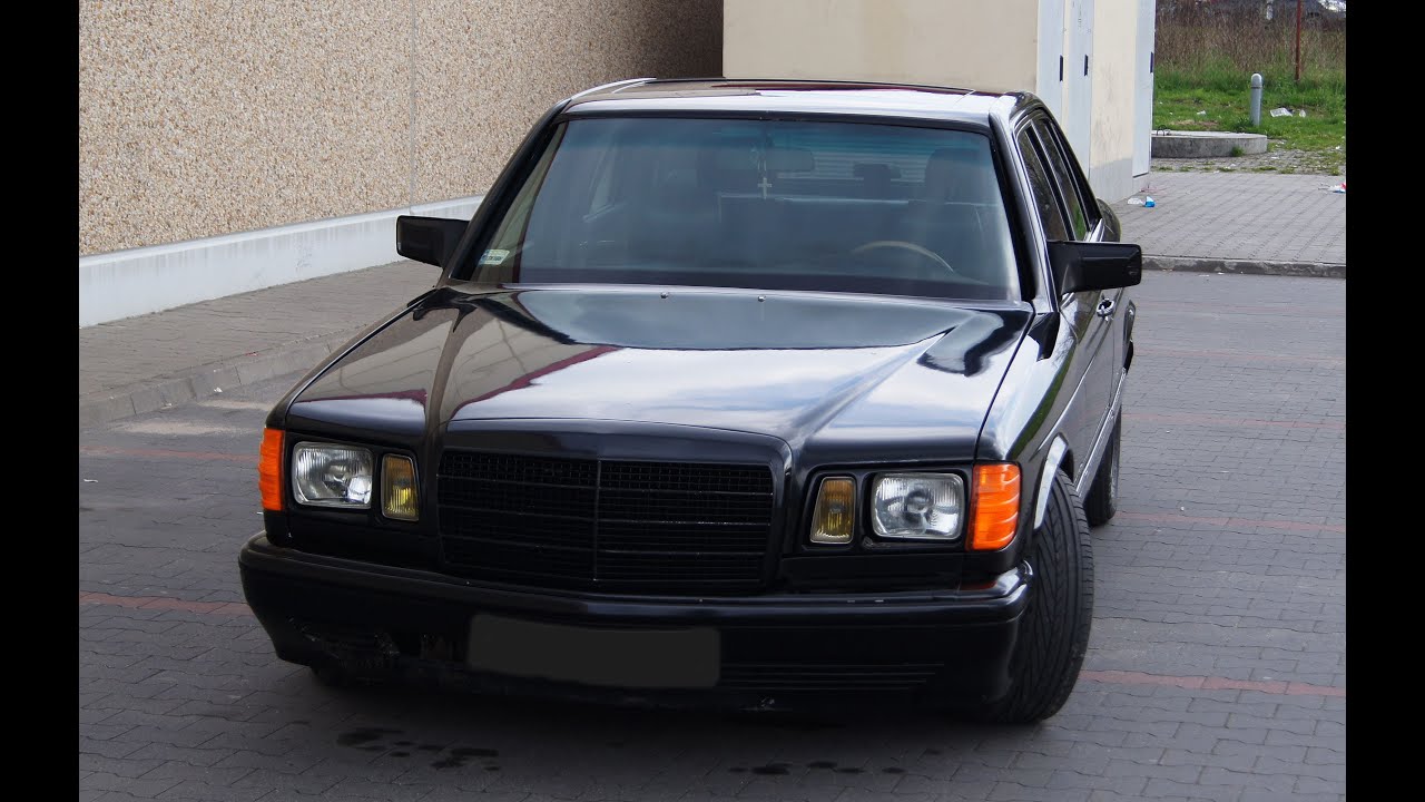 Mercedes W126 headlights - YouTube