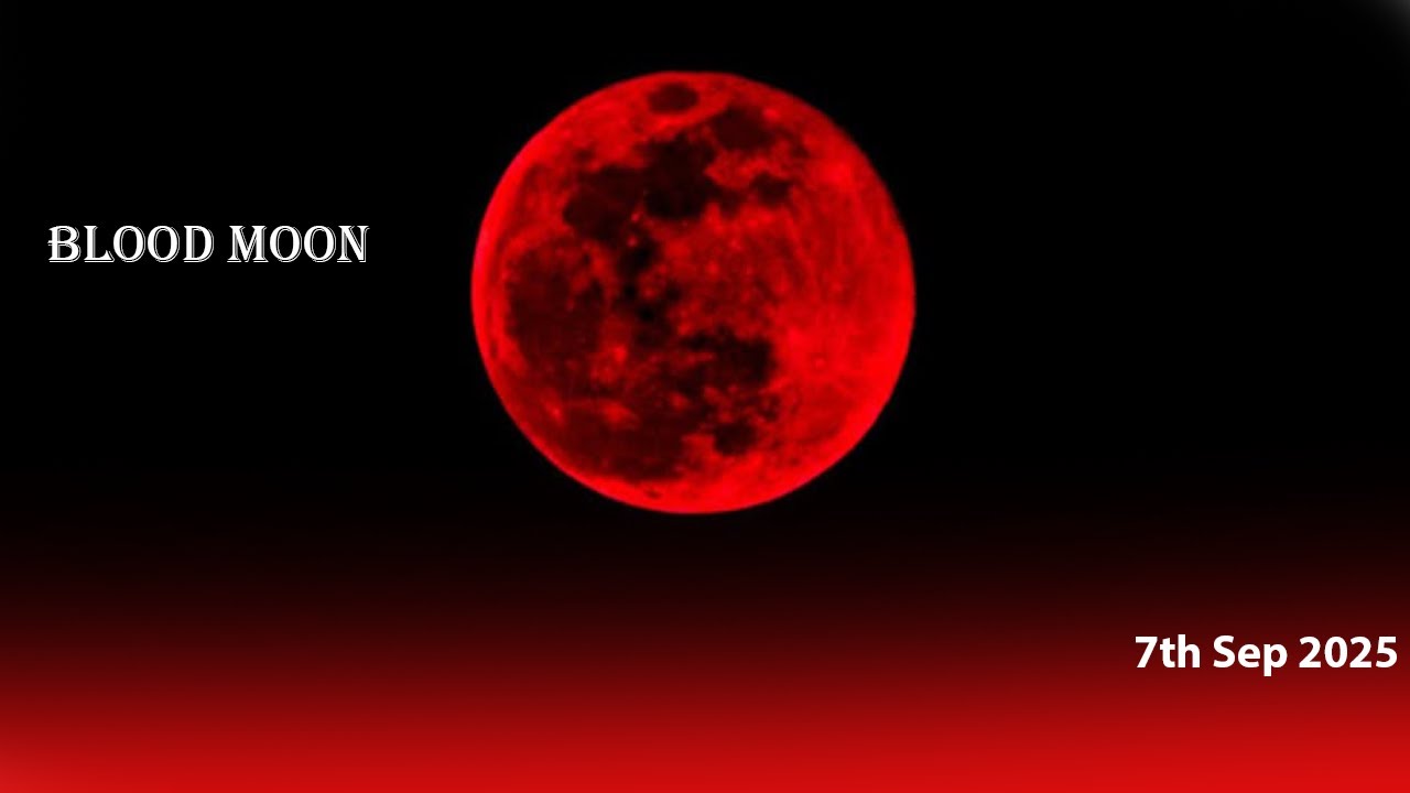 RARE RED MOON PHENOMENON CAUGHT ON CAMERA. BLOOD MOON ECLIPSE. - YouTube