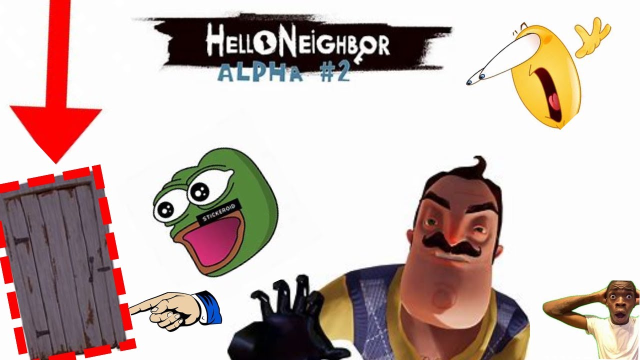 Hello Neighbor Alpha 2. MY NEIGHBOR IS FR SUS - YouTube