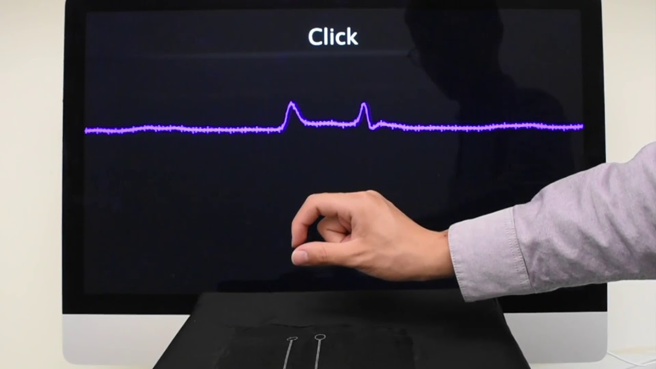 Fabriccio: Touchless Gestural Input on Interactive Fabrics - YouTube